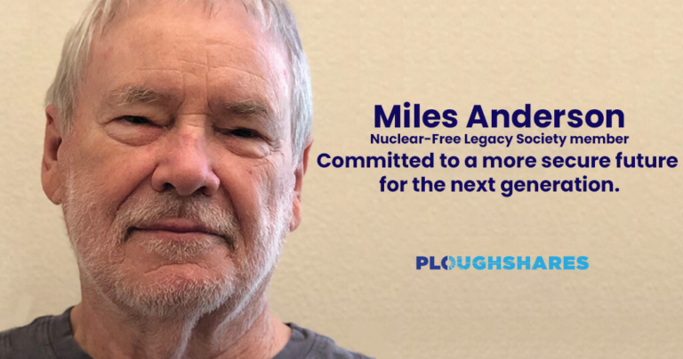 Donor Spotlight: Miles Anderson - Ploughshares